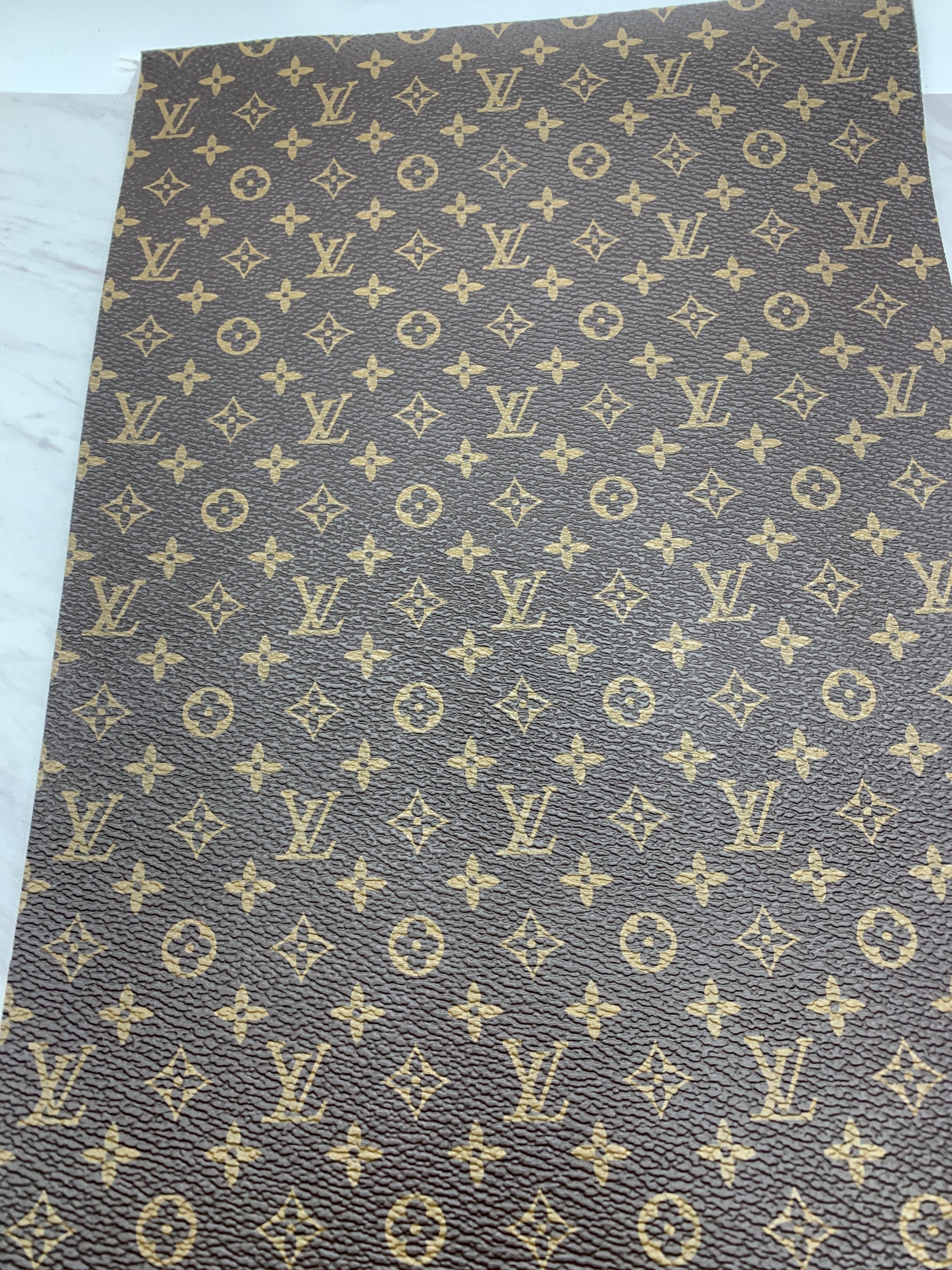 Classic LV Leather Fabric for Shoe Custom Bag Craft – ilfaitjourshop