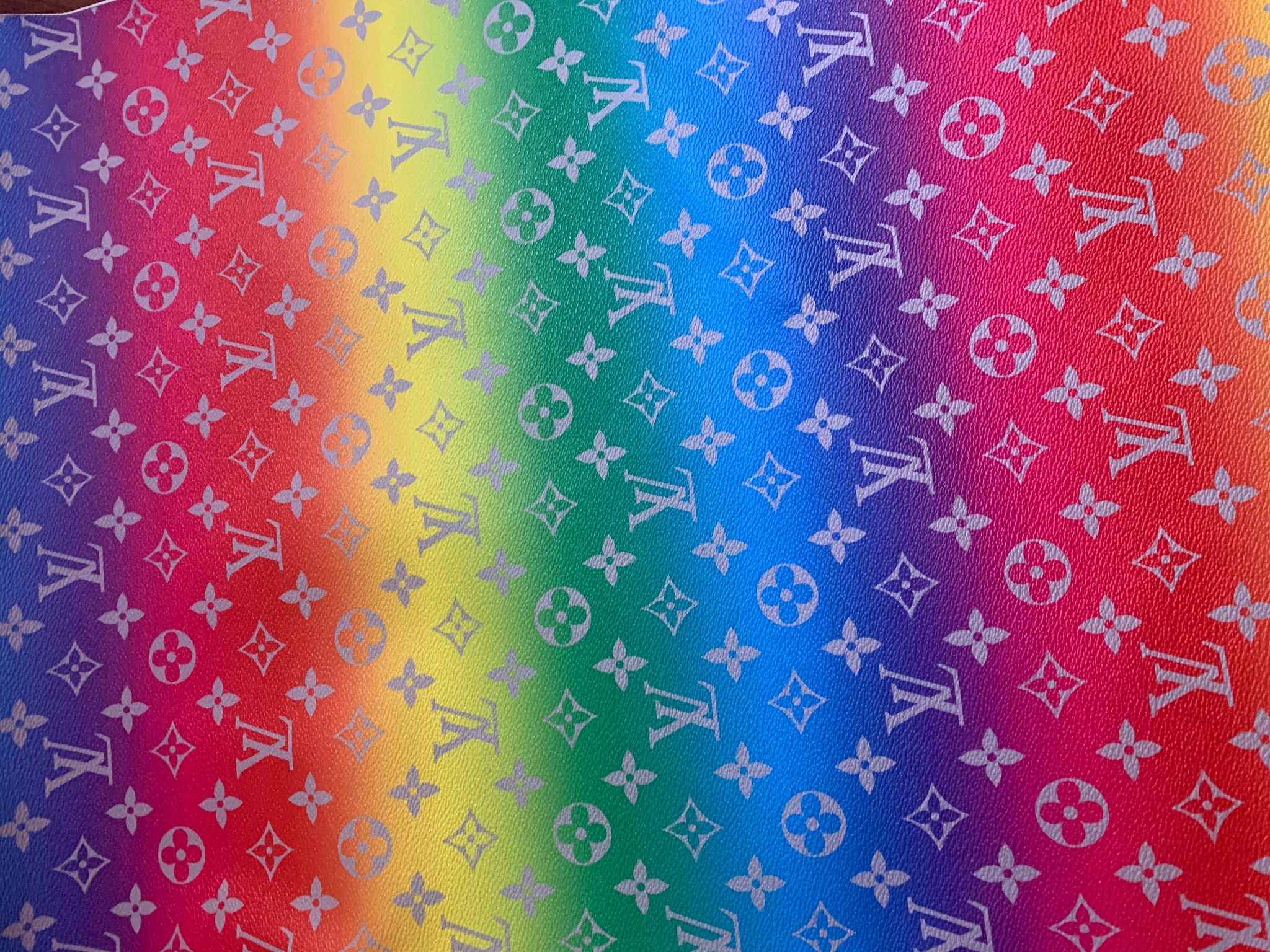 Classic LV Leather Fabric for Shoe Custom Bag Craft – ilfaitjourshop